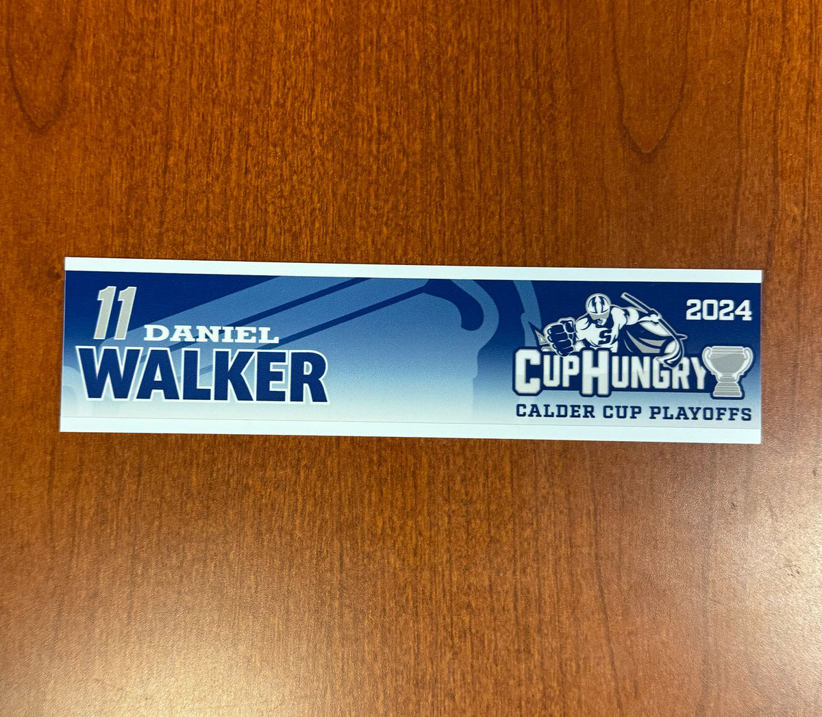 #11 Daniel Walker Calder Cup Playoffs Nameplate - 2024 – Syracuse ...