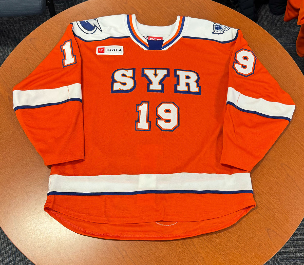 #19 Connor Kurth Orange Jersey - 2024-25 – Syracuse Crunch Official ...