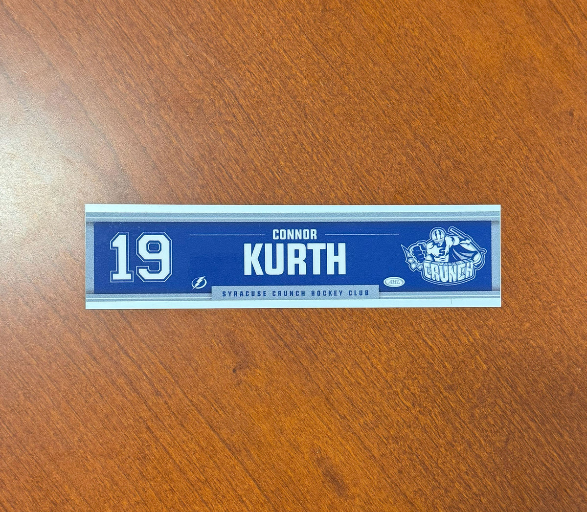 #19 Connor Kurth Away Nameplate 2024-25 Season – Syracuse Crunch ...