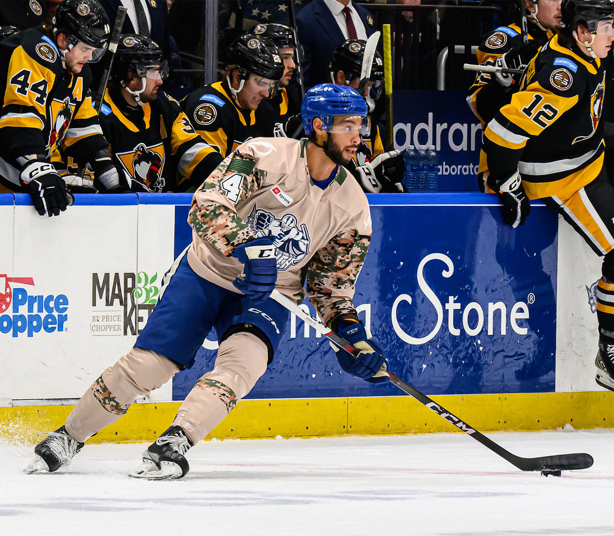 #4 Devante Stephens Military Appreciation Nameplate - November 10, 202 ...