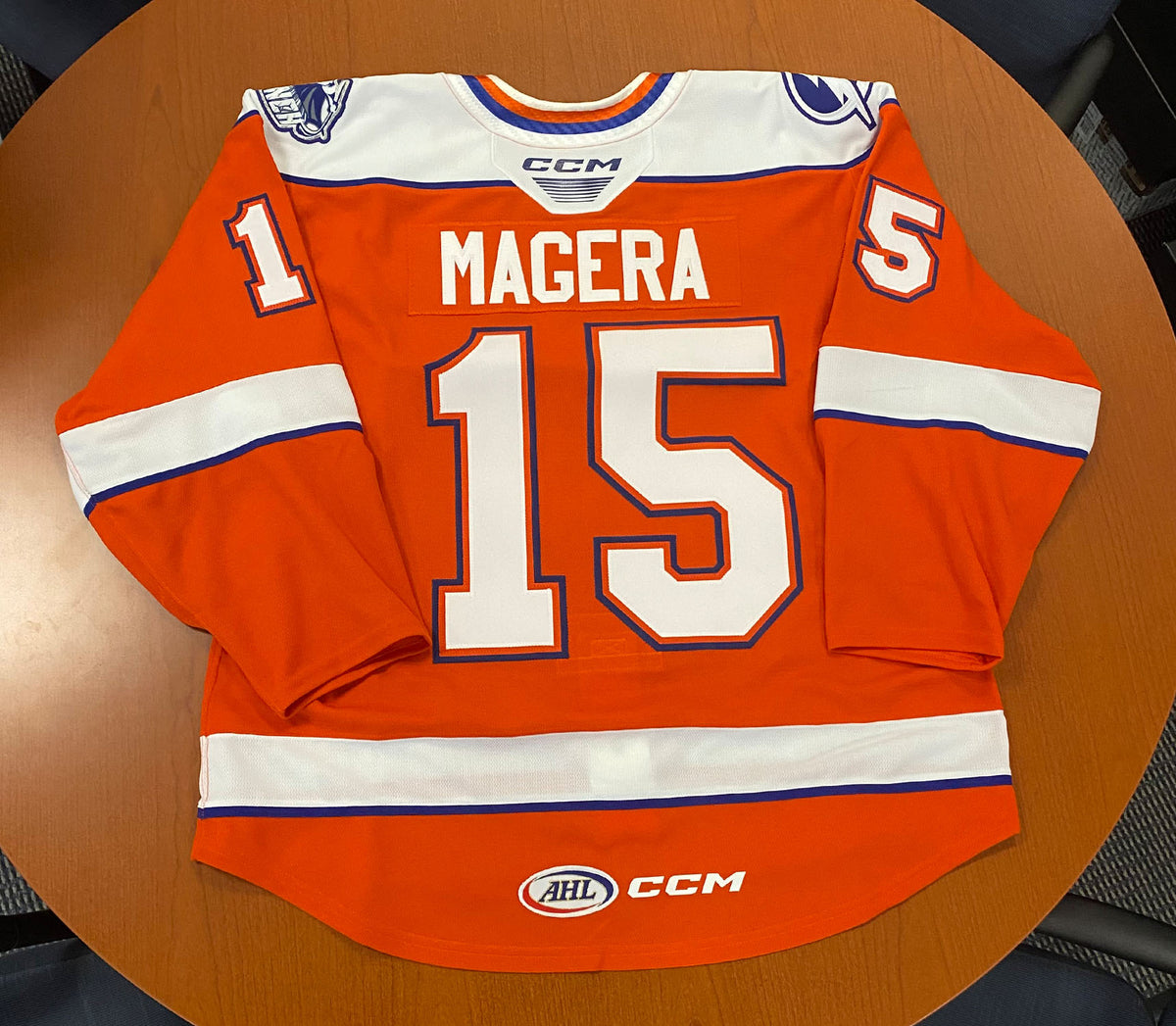 #15 Austin Magera Orange Jersey - 2023-24 – Syracuse Crunch Official ...