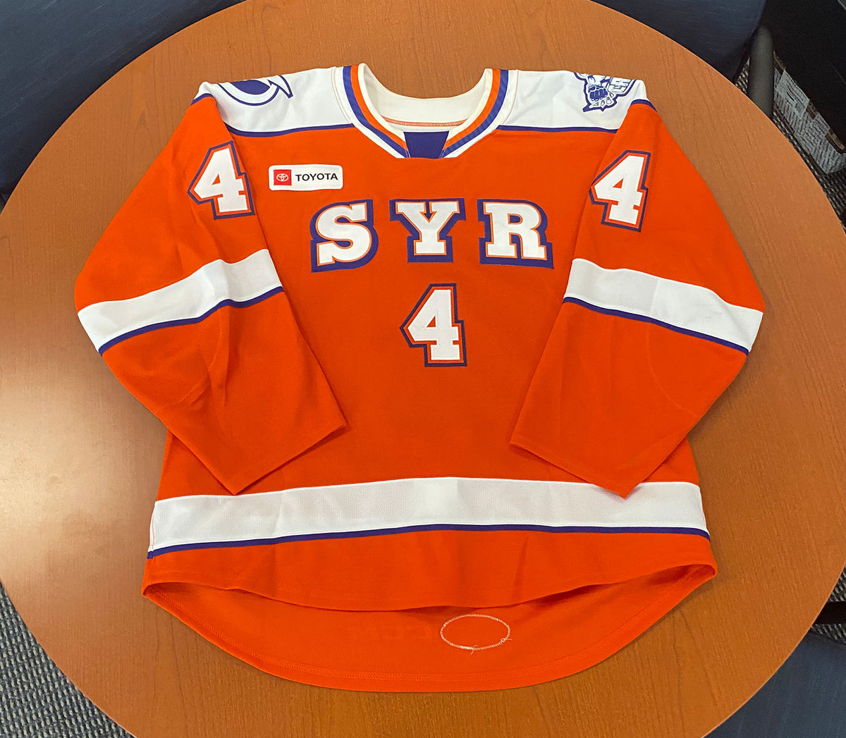 #4 Devante Stephens Orange Jersey - 2023-24 – Syracuse Crunch Official ...