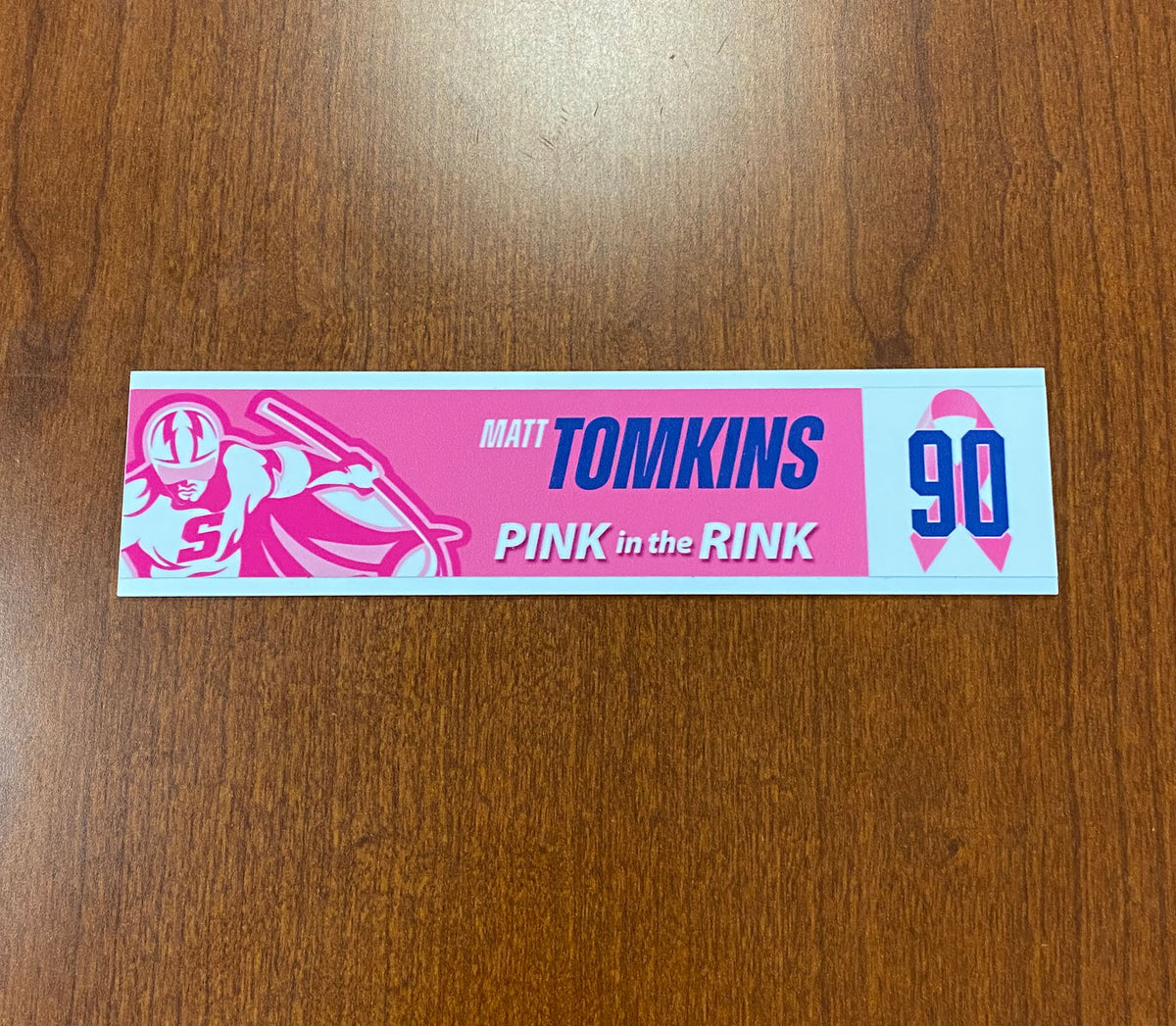 #90 Matt Tomkins - 2023-24 Pink in the Rink – Syracuse Crunch Official ...
