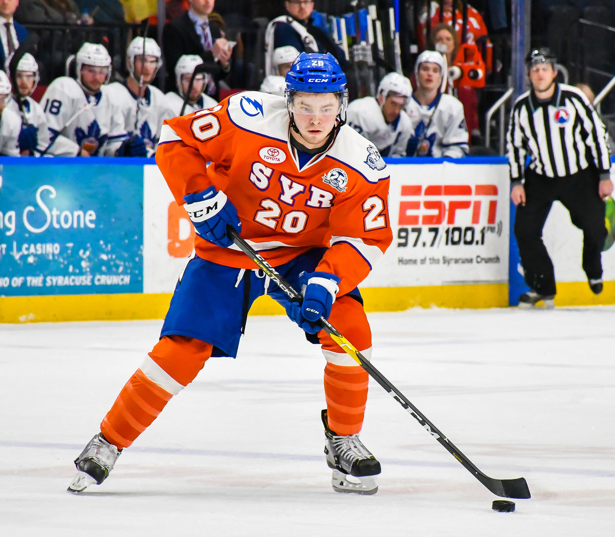 #20 Troy Bourke Home Nameplate - 2017-19 – Syracuse Crunch Official ...